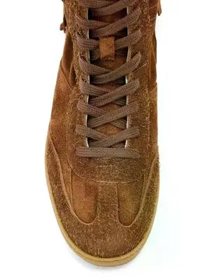 ALLSAINTS Louise Fringe-detail Sneakers - Brown