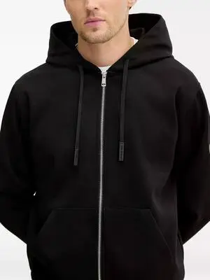 Guess Logo-patch Zip-up Hoodie
