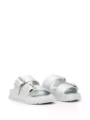 ALLSAINTS Double-buckle Sandals - Silver