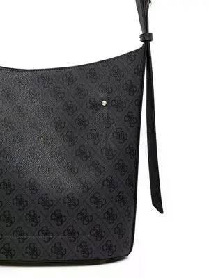 Guess Monogram Bucket Bag With Pouch