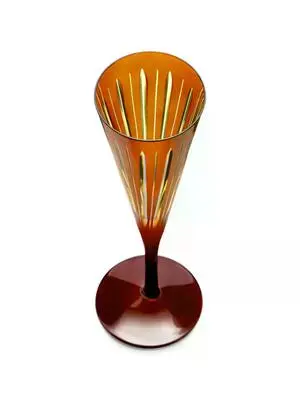 L'Objet Prism Champagne Flutes - Orange