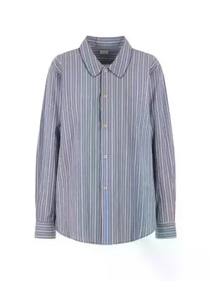 KURO Striped Piping Shirt