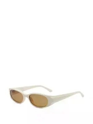 Chimi Note Oval-frame Sunglasses - Neutrals