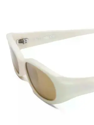 Chimi Note Oval-frame Sunglasses - Neutrals