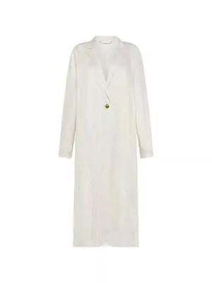 Seventy Striped Button Coat