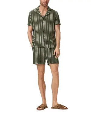 John Varvatos Elias Short Sleeve Vertical Texture Shirt