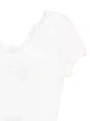 Ermanno Scervino Lace-trim Bodysuit