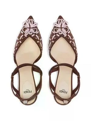 Fendi Colibrì Lite Point-toe Pumps - Brown