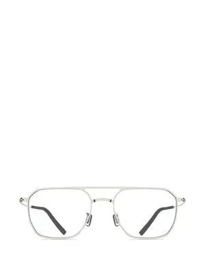 BLACKFIN Davenport Geometric-frame Glasses - Silver
