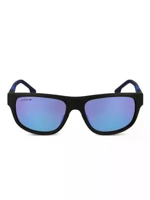 Lacoste Mirrored Square-frame Sunglasses - Black