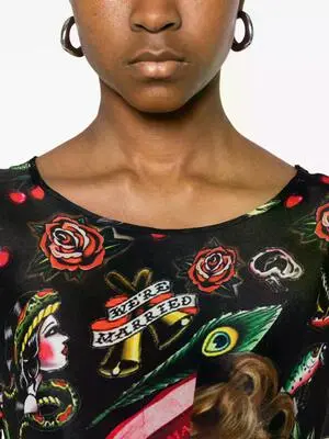 The Artistylist Graphic-print Blouse