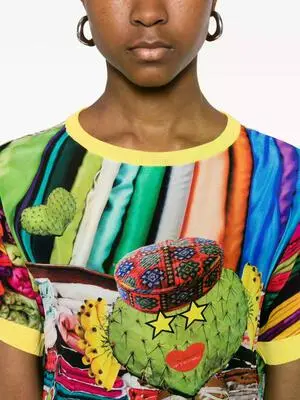 The Artistylist Cactus-print Mini Dress