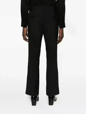 ERNEST W. BAKER Pressed-crease Flared Trousers