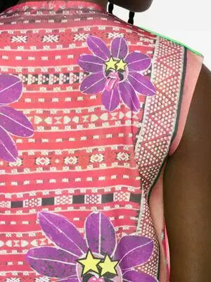 The Artistylist Graphic-print Mini Dress - Pink