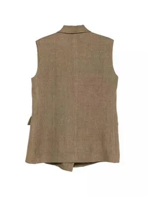Antonelli Firenze Fernando Herringbone Waistcoat