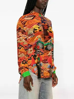 The Artistylist Graphic-print Long-sleeve Shirt
