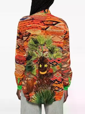 The Artistylist Graphic-print Long-sleeve Shirt