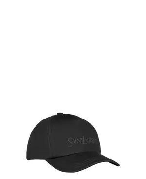 Saint Laurent Five-panel Baseball Cap - Black