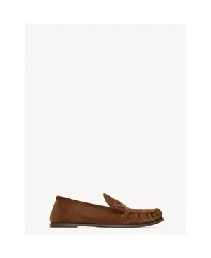 Saint Laurent Cassandre Penny Loafers - Snuff