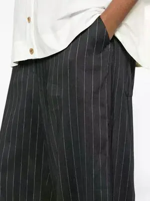 Soh Pinstriped Wide-leg Pants