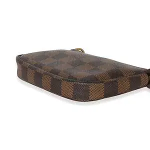LOUIS VUITTON Damier Ebene Canvas Pochette Accessories - Brown