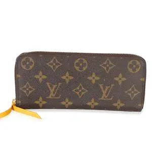 LOUIS VUITTON Monogram Canvas Zippy Wallet - Brown
