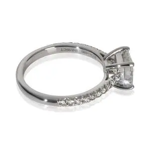 Tiffany & Co. 0.99 Ct Princess Diamond Novo Engagement Ring