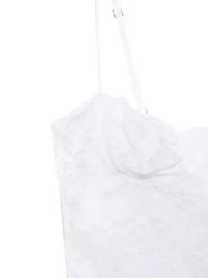 Oseree Lace-embroidered Underwired Body