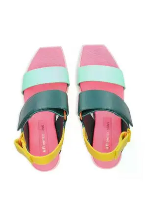 United Nude Delta Wedge Sandals - Green