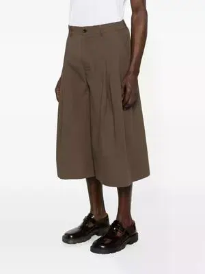 AMOMENTO Pleated Tailored Shorts