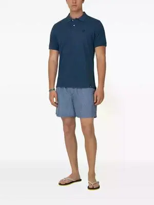 Boggi Milano Geometric-print Swim Shorts