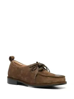 ADRIANNA FERETTI Suede Derby Shoes