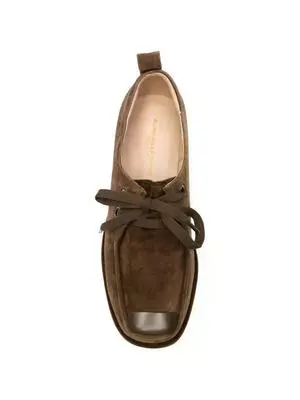 ADRIANNA FERETTI Suede Derby Shoes