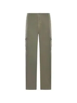 120% Lino Button Detailed Pants For Men