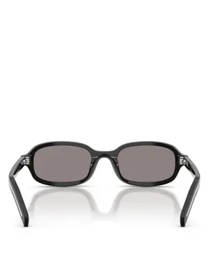 Prada Pr Oval Sunglasses, 50mm - Black