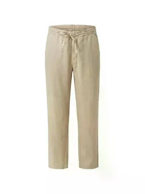 120% Lino Zip Up Pants For Men