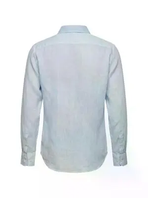 120% Lino Long-sleeve Shirt - Blue