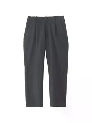 GOLDWIN Pleated Straight-leg Trousers - Grey