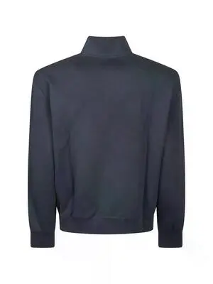 Maison Kitsuné Fox Head Zip-up Sweatshirt - Blue