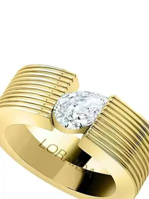 Loraida Orbit Pear Diamond Ring