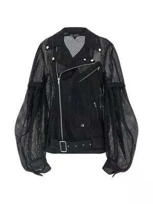 Comme Des Garçons Balloon-sleeve Mesh Jacket