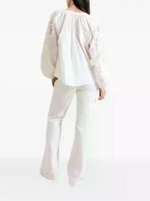 DMN PARIS Liliane Lace-insert Blouse