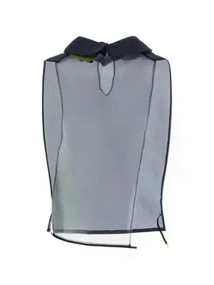 MAISON JEJIA Livi Silk Bib Top