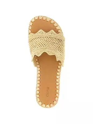 ODISSI Lucia Woven Raffia Sandals