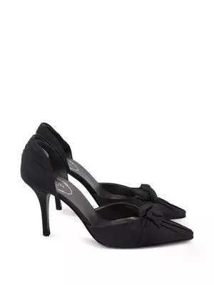Prada Twisted-bow D'orsay Heeled Pumps