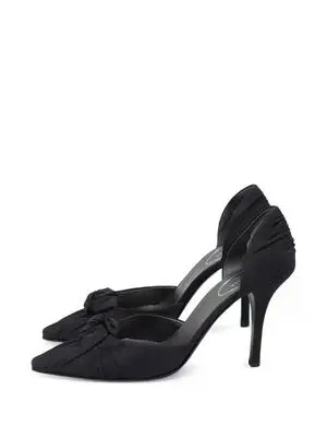 Prada Twisted-bow D'orsay Heeled Pumps