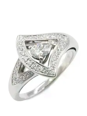 BVLGARI 2010s Divas' Dream Diamond Ring - Silver