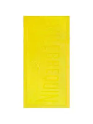 Vilebrequin Logo-lettering Beach Towel - Yellow