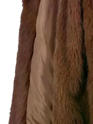 THE FRANKIE SHOP Ravello Faux-fur Coat - Brown