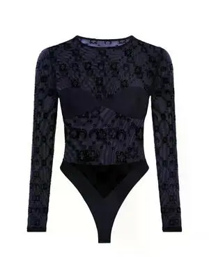 Marine Serre Round Neck Bodysuits